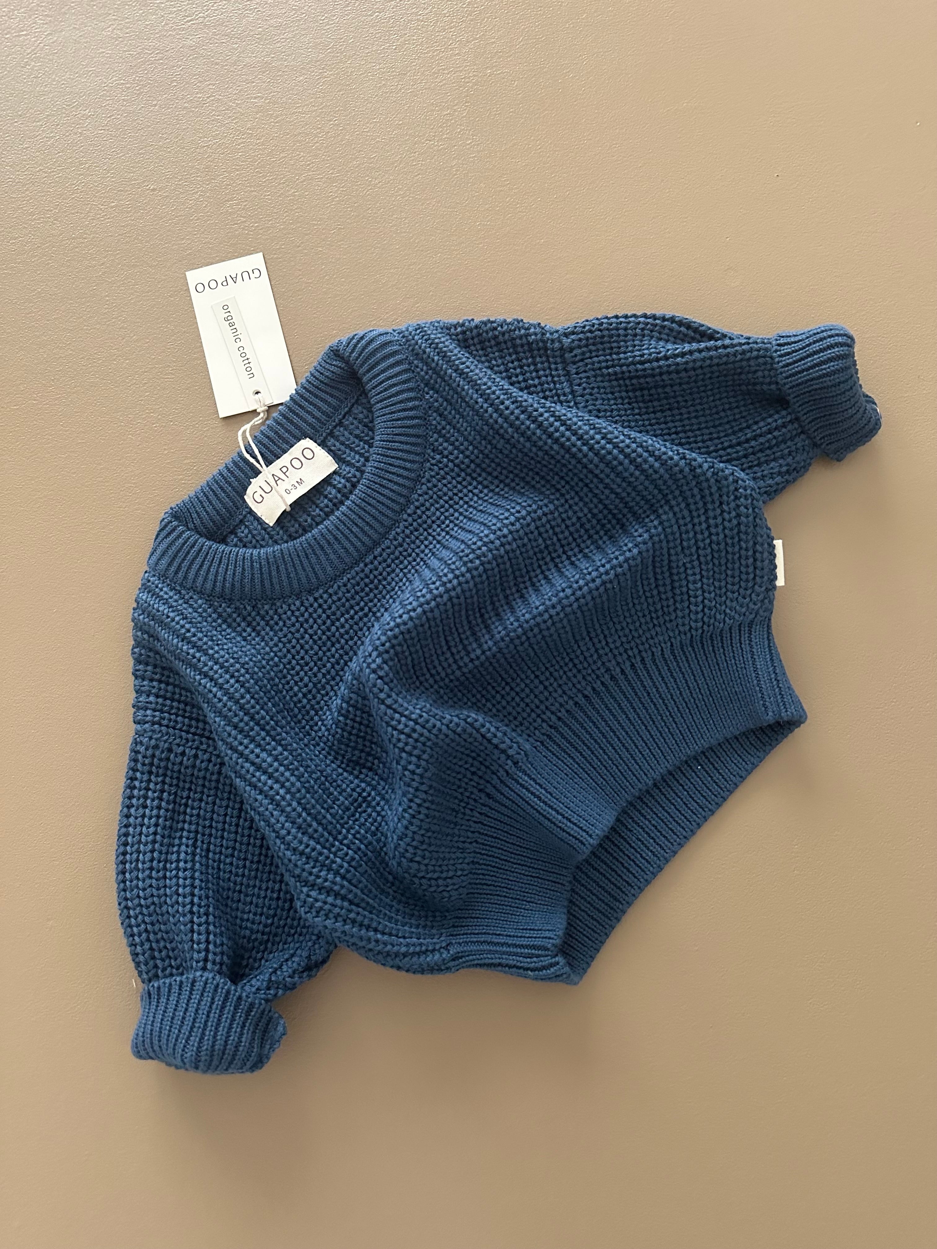 CHUNKY SWEATER DEEP BLUE – GUAPOO B2B
